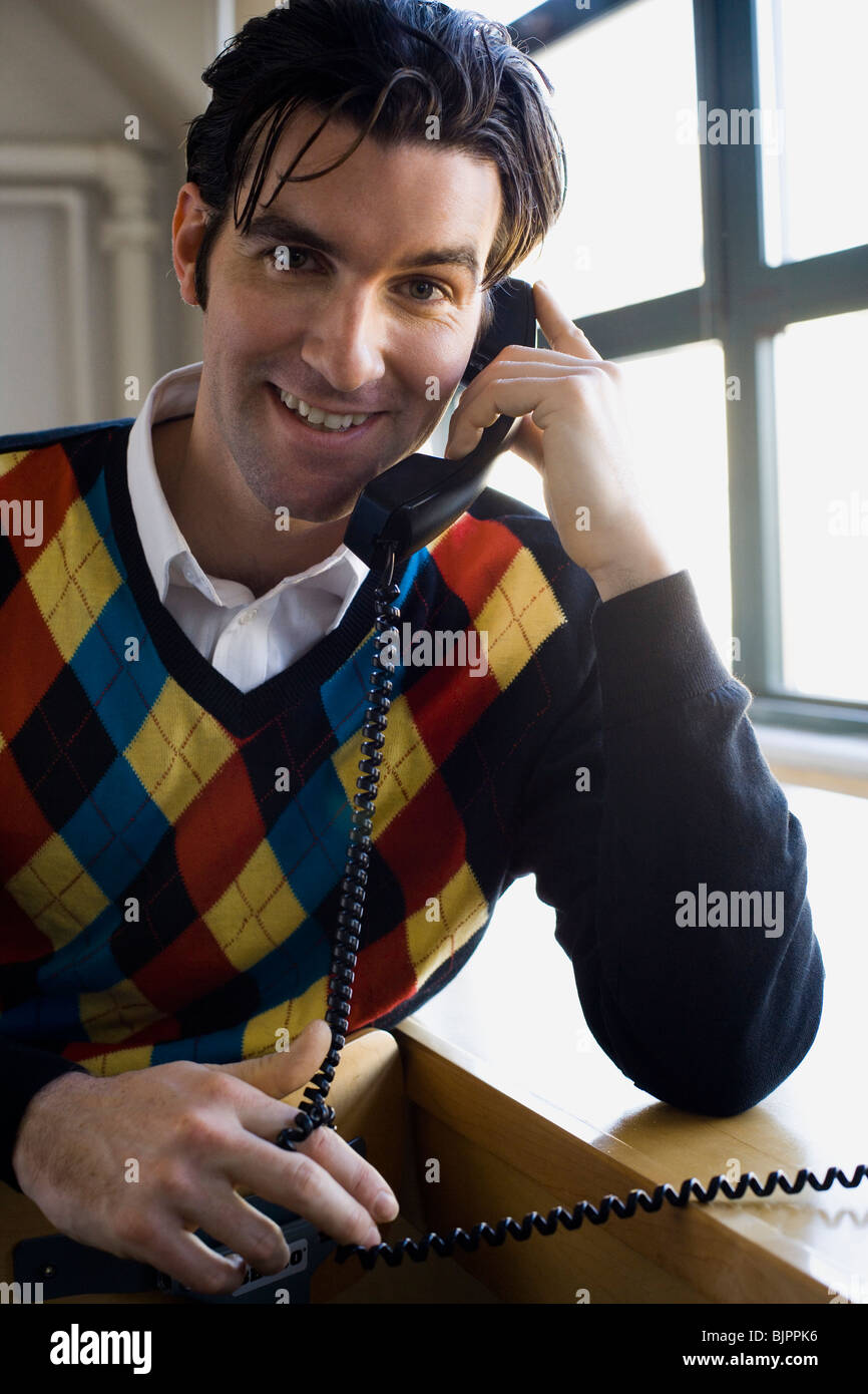 Telephones telecommunications handsets hi-res stock photography and ...