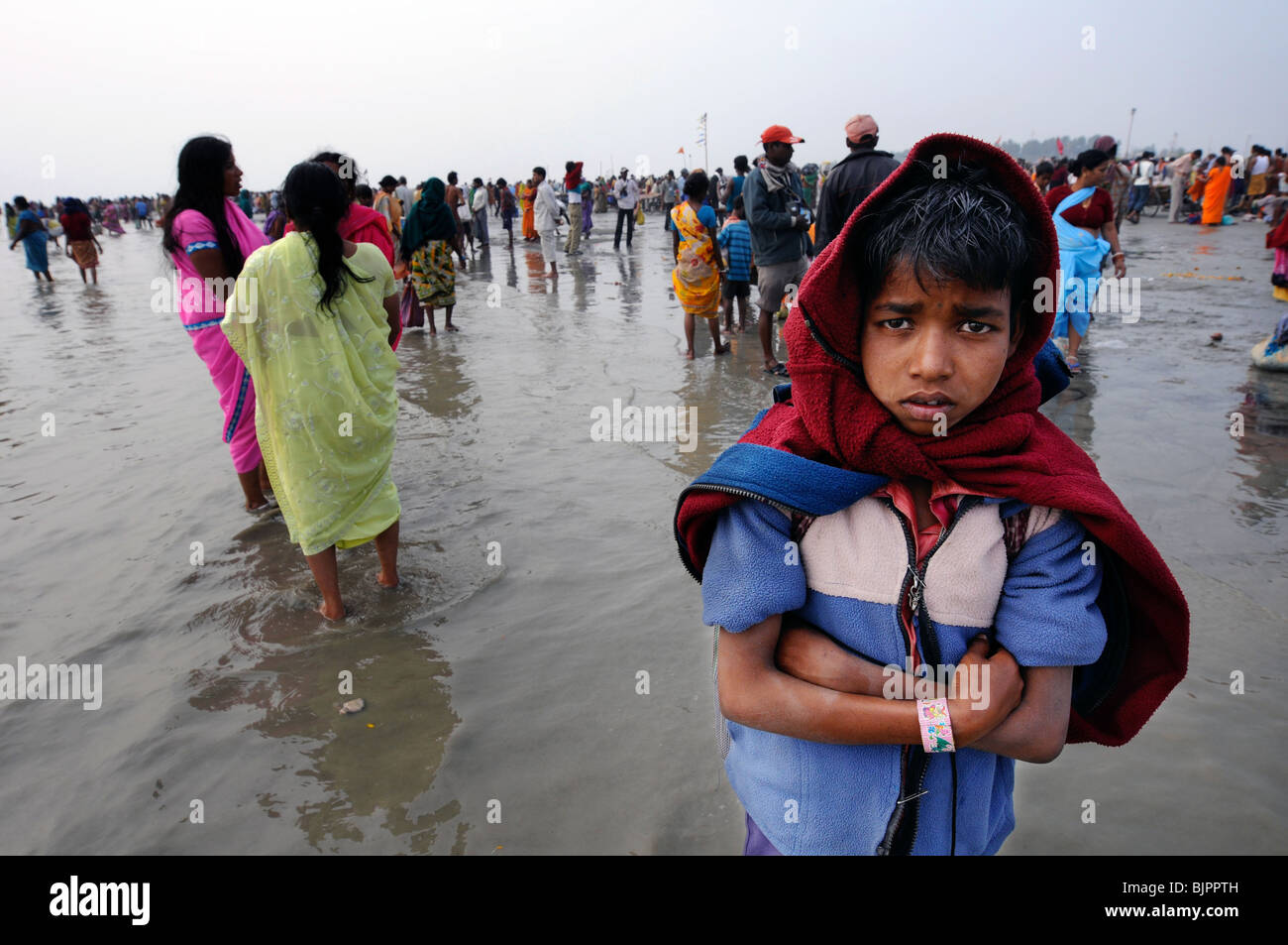 Ganga Sagar Mela festival in West Bengal, India Stock Photo - Alamy