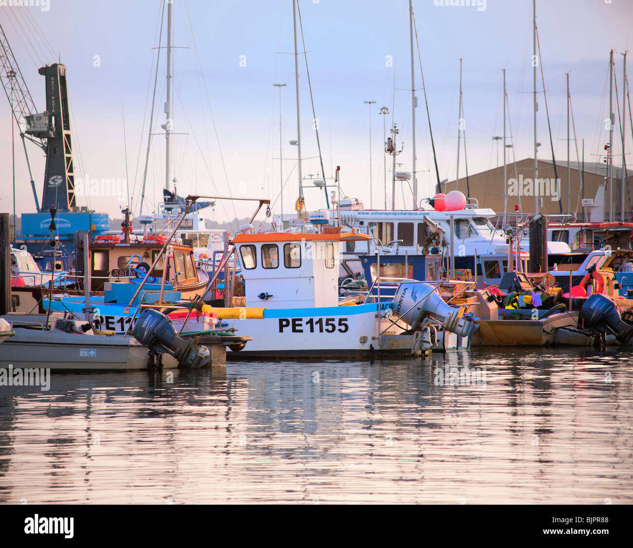 poole quay and harbour dorset Stock Photo - Alamy
