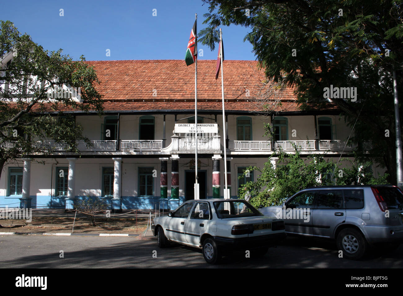 District commissioners office building in Mombasa Stock Photo - Alamy
