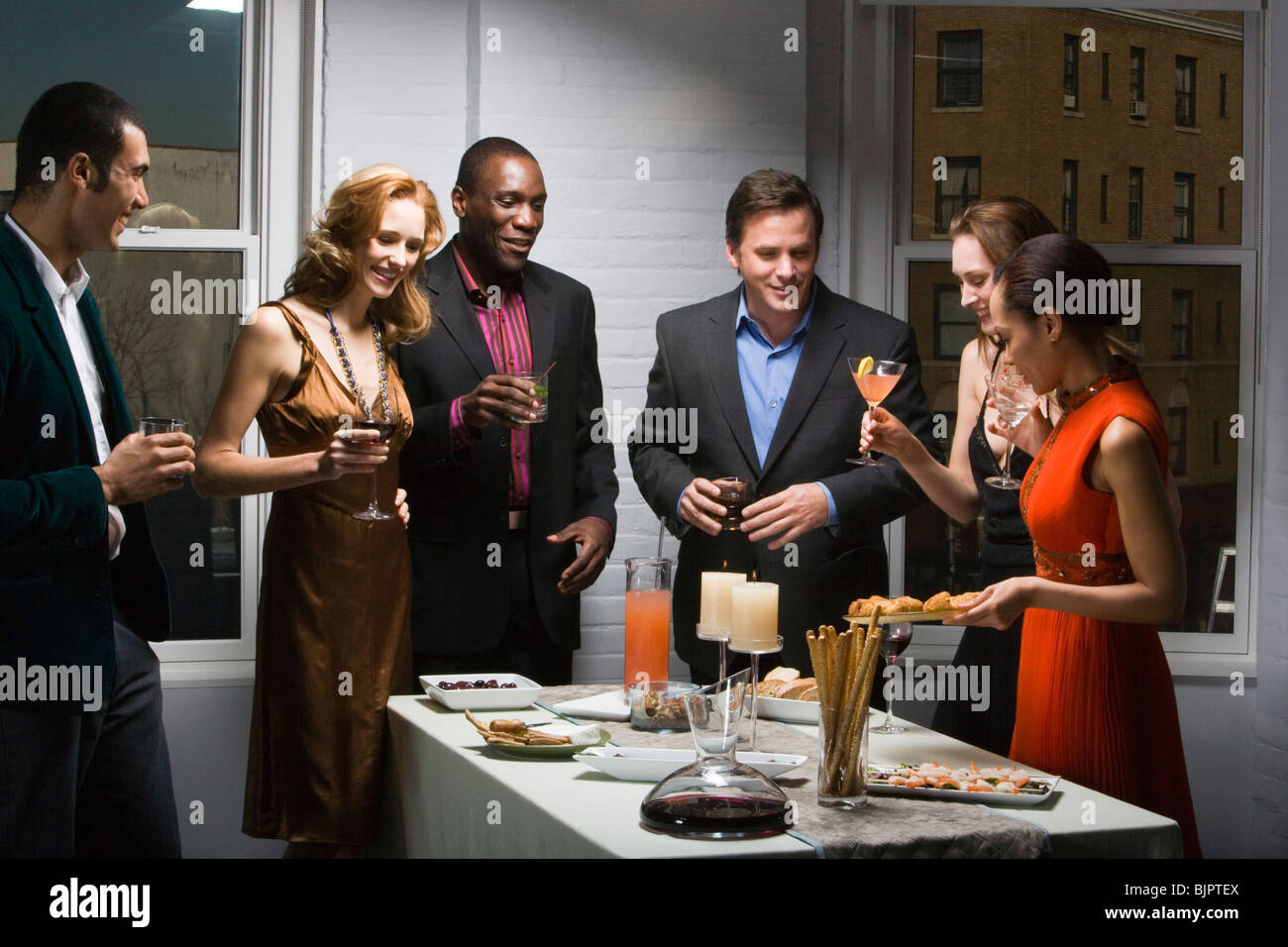 Partygoers hi-res stock photography and images - Alamy