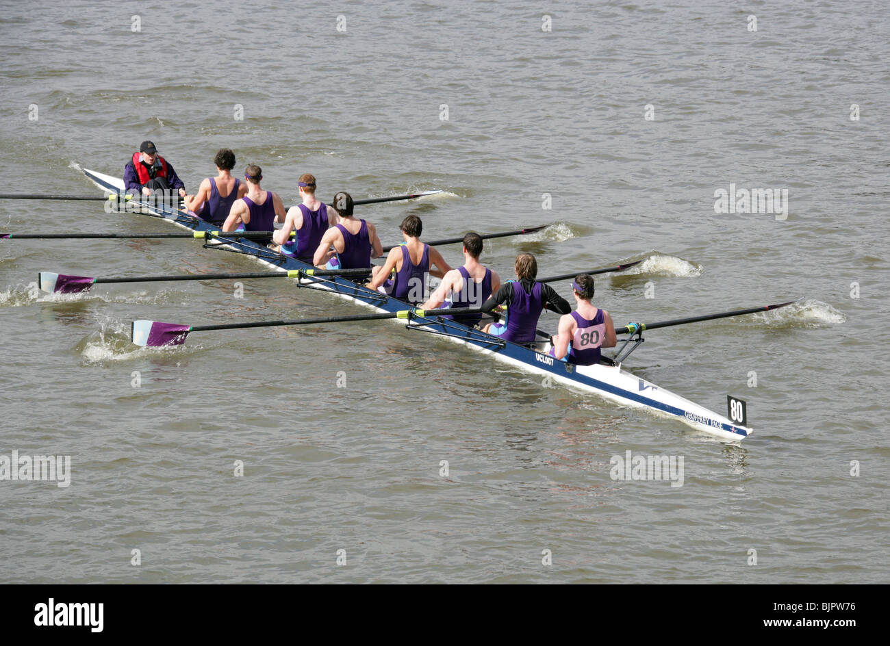 The University College, London I Rowing Team in the Head of River Race ...