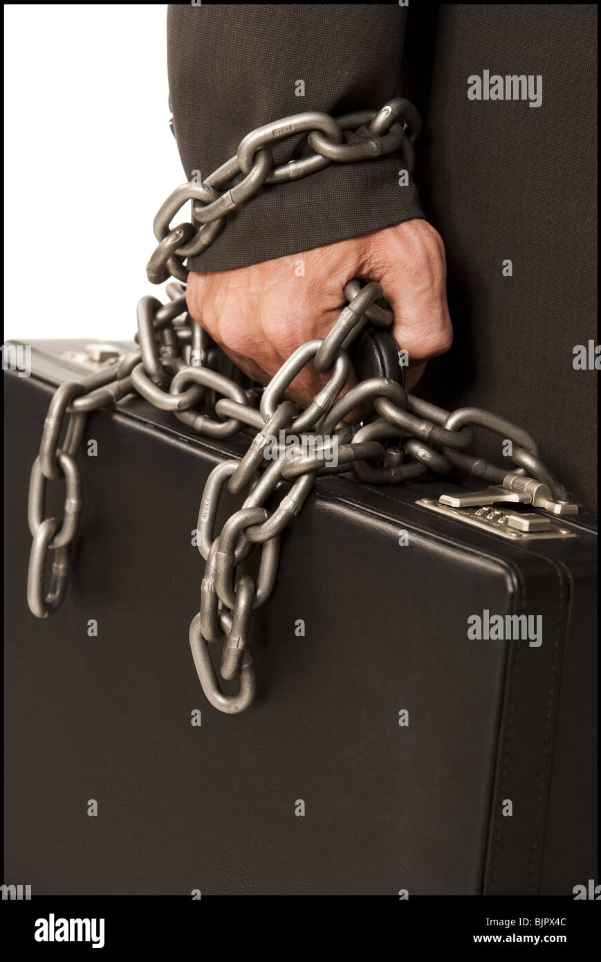 Chained up briefcase hi-res stock photography and images - Alamy