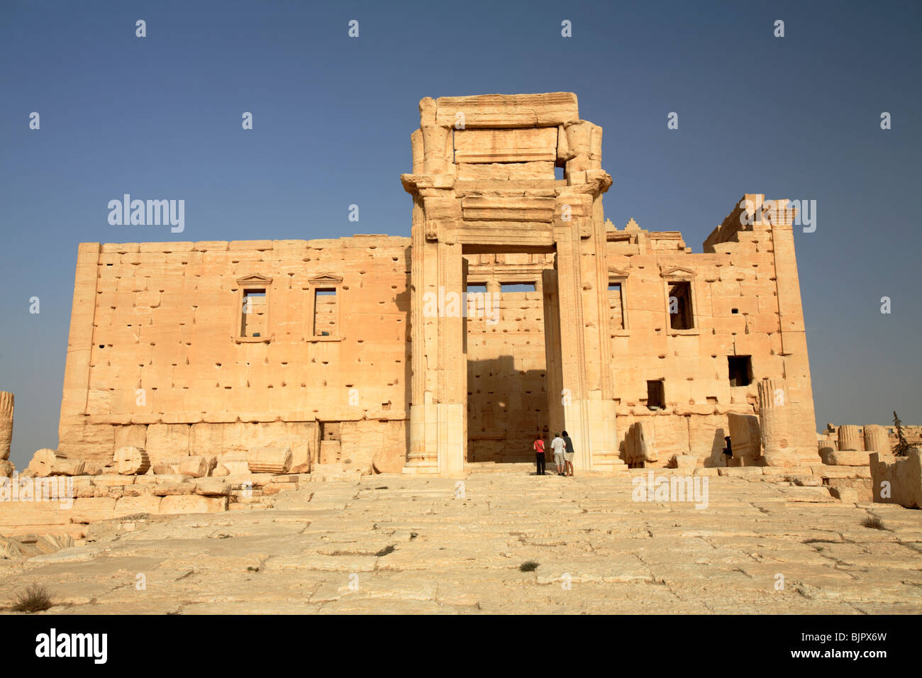 Temple of Bel in the ancient site of Palmyra, Syria Stock Photo - Alamy