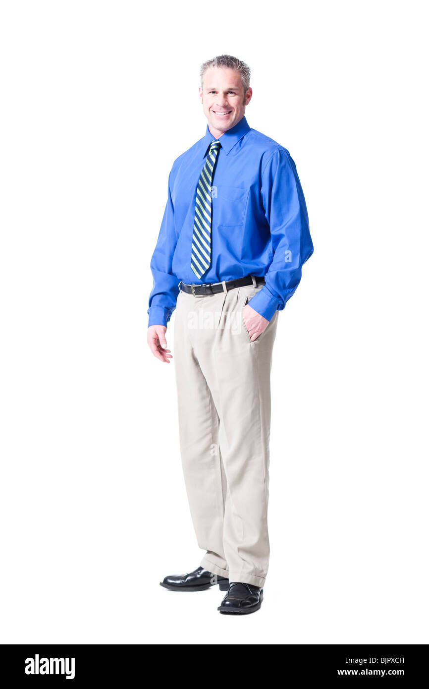 Adult adults smiling man men male Cut Out Stock Images & Pictures - Alamy