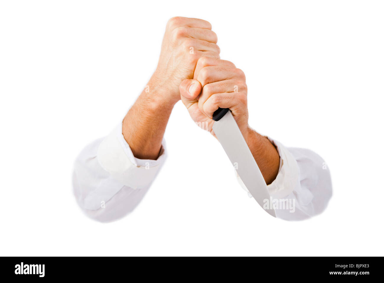 Hand holding dagger Cut Out Stock Images & Pictures - Alamy