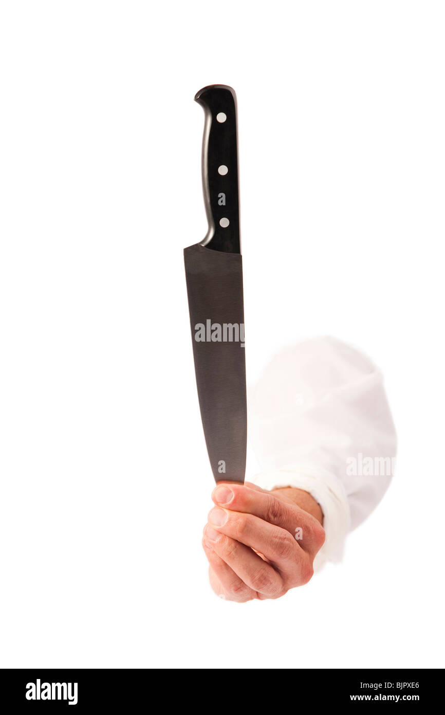 Hands holding knife Stock Photo - Alamy
