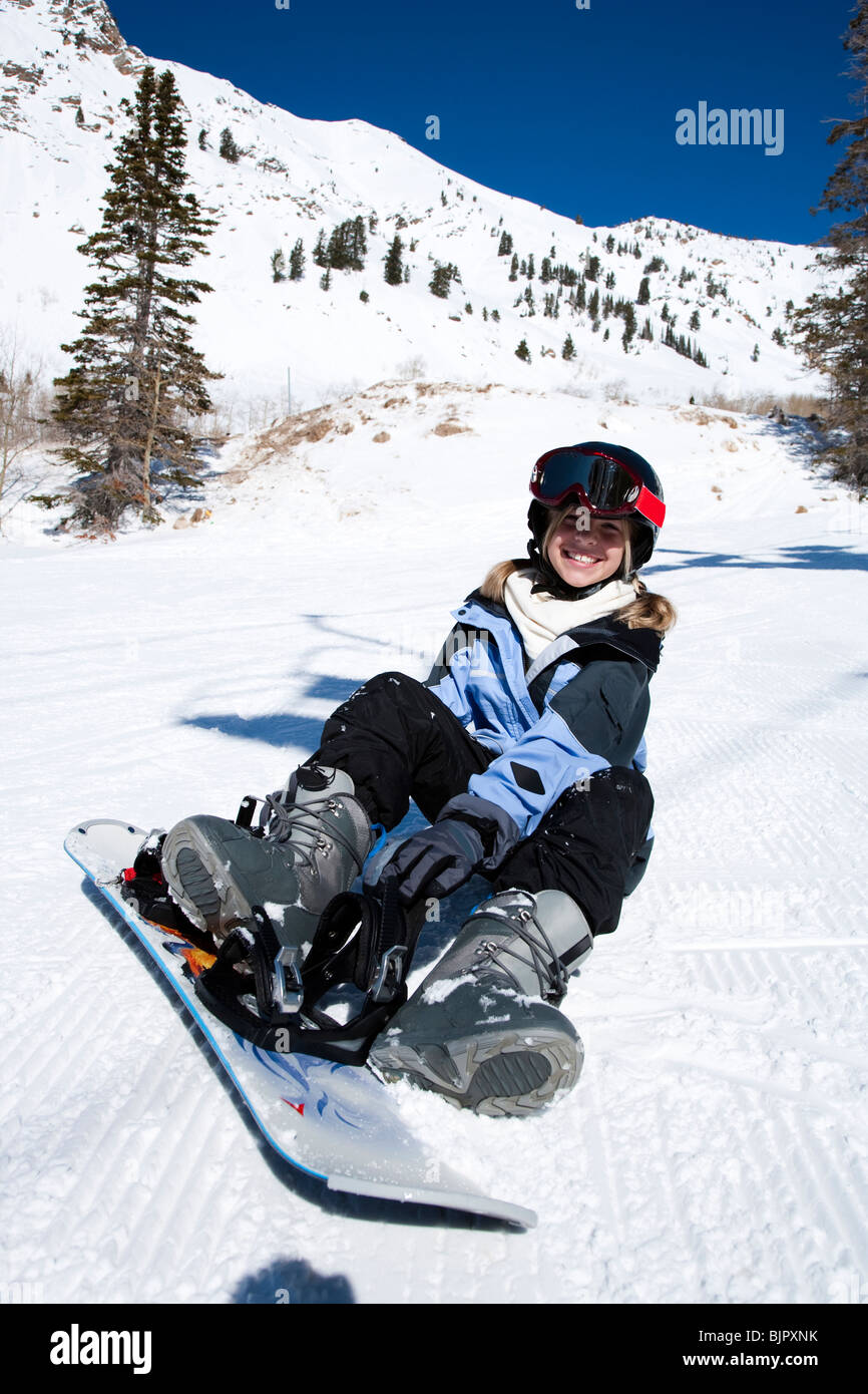 Ski ing aerial view hi-res stock photography and images - Alamy