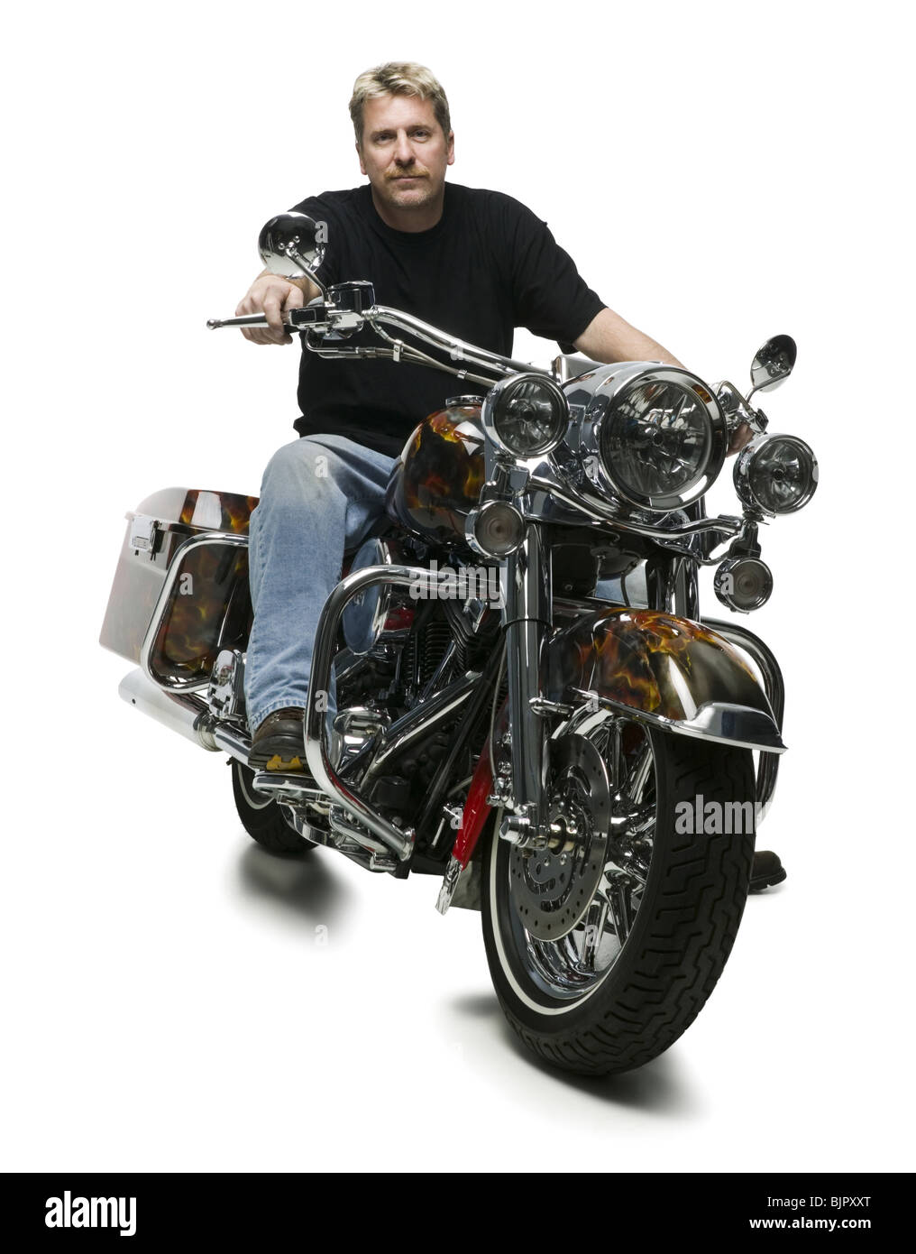 Motorcycle facing camera hi-res stock photography and images - Alamy