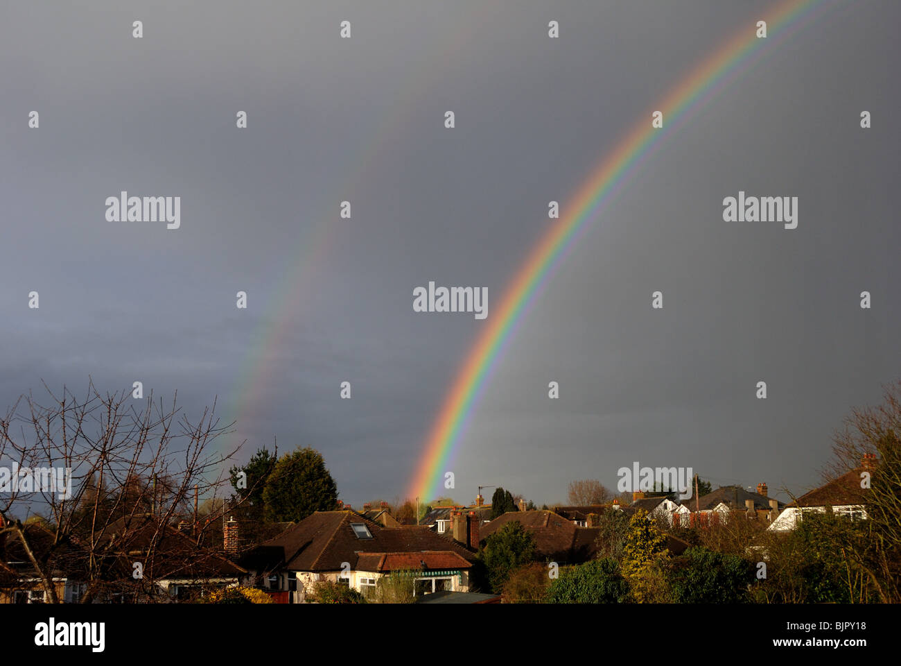 Rainbow weather colours rain sky hi-res stock photography and images ...