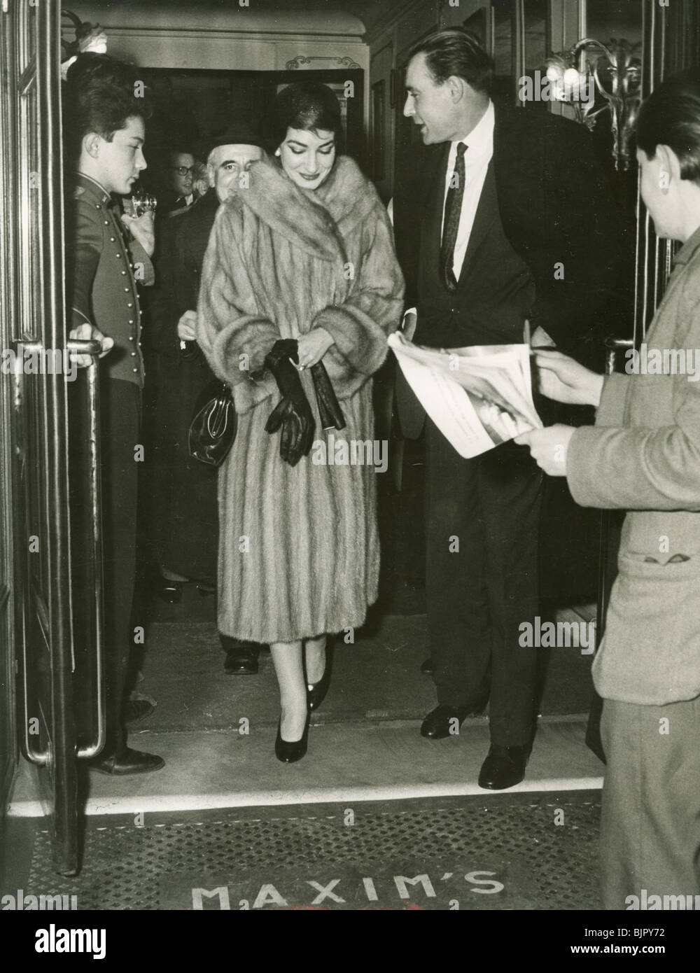 MARIA CALLAS - American-Greek operatic singer Stock Photo - Alamy