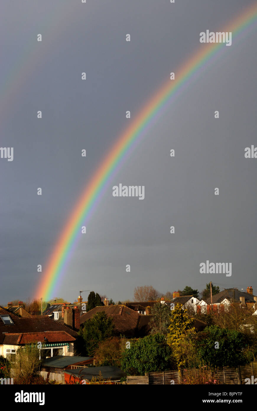 Rainbow weather colours rain sky hi-res stock photography and images ...