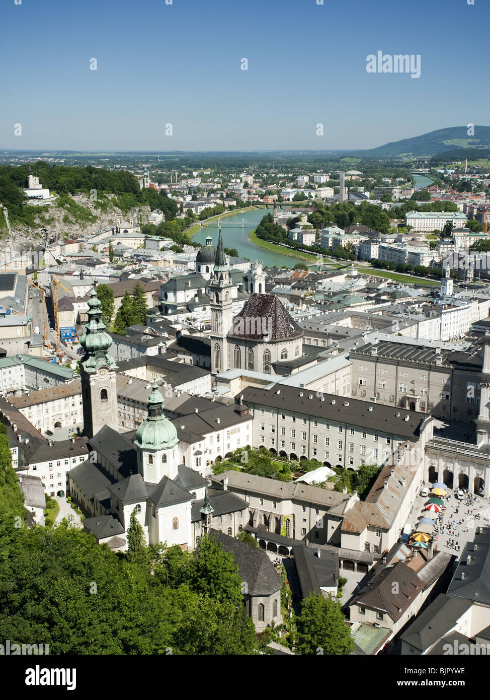 European city from above Stock Photo - Alamy