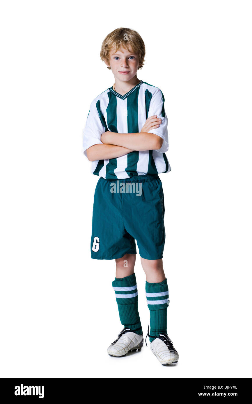 Under 18 soccer player Cut Out Stock Images & Pictures - Alamy