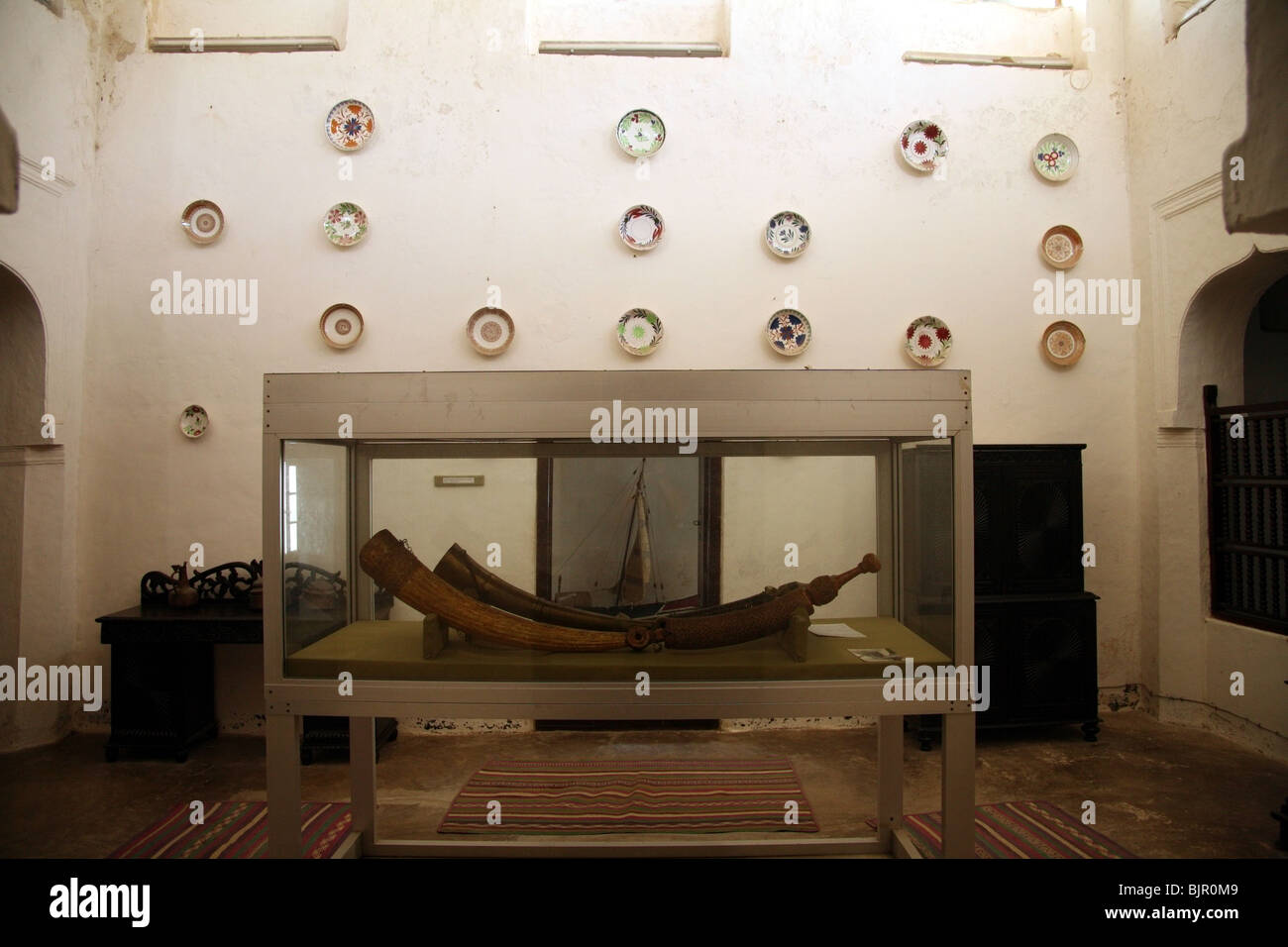 The ivory siwa Inside the Lamu Museum Stock Photo - Alamy