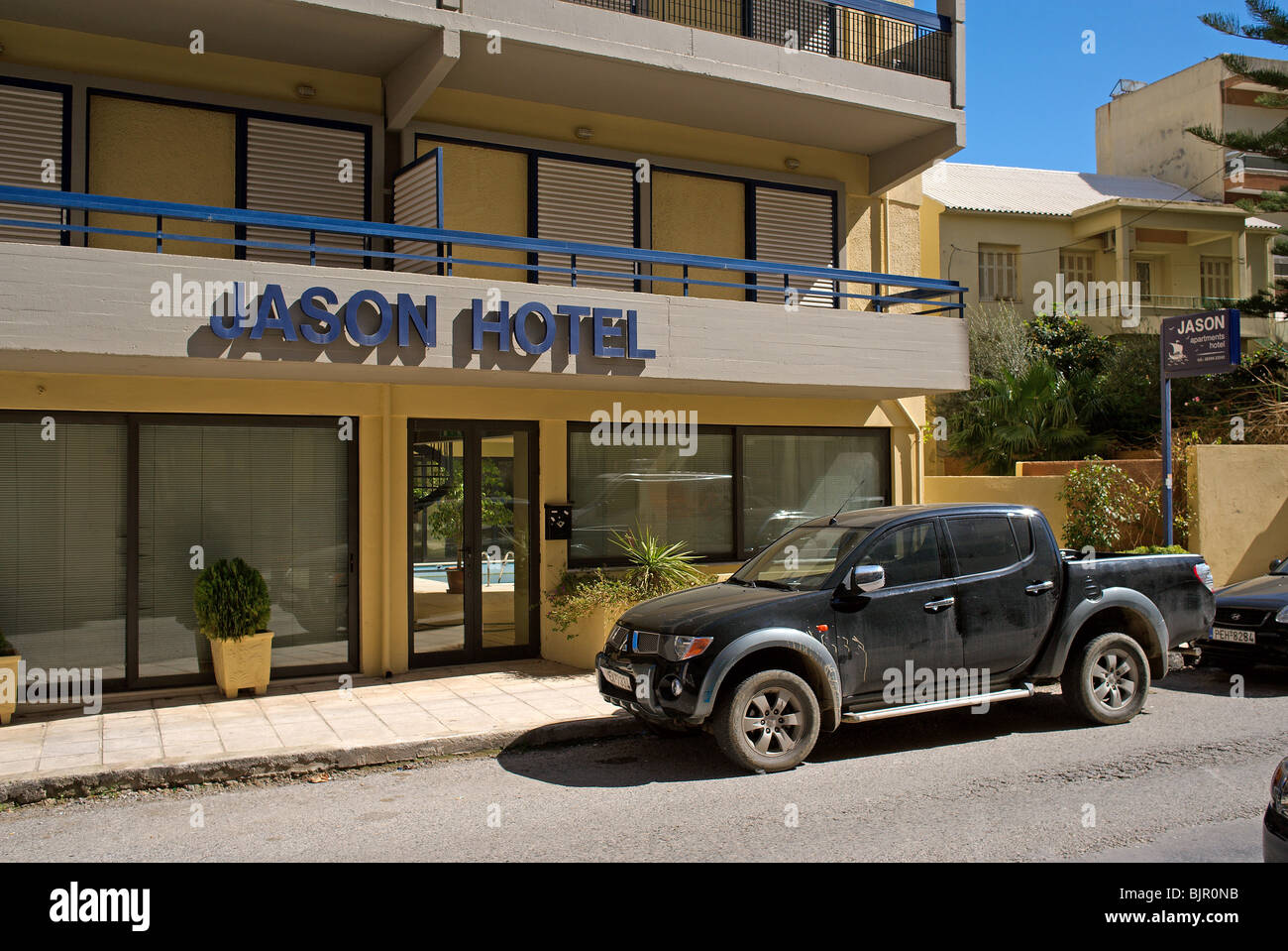 Jason Hotel Rethymnon Crete Greece Stock Photo - Alamy