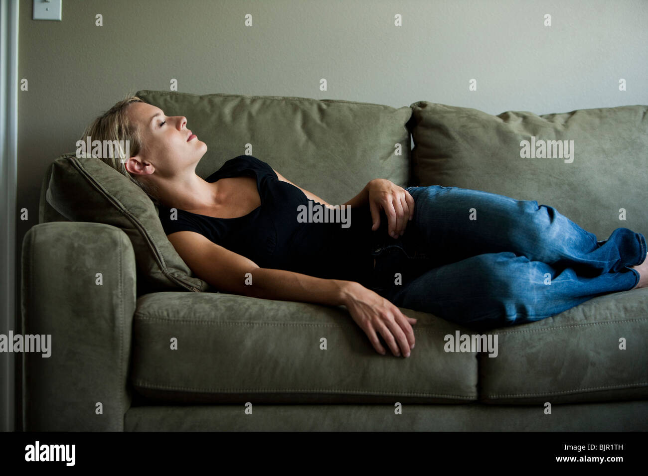 Lazy Woman Sofa High Resolution Stock Photography and Images - Alamy