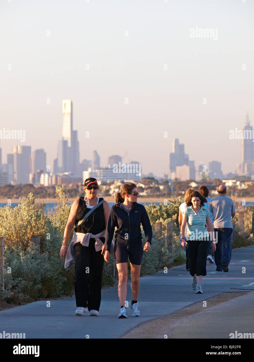 Walkers and cycle path hi-res stock photography and images - Alamy