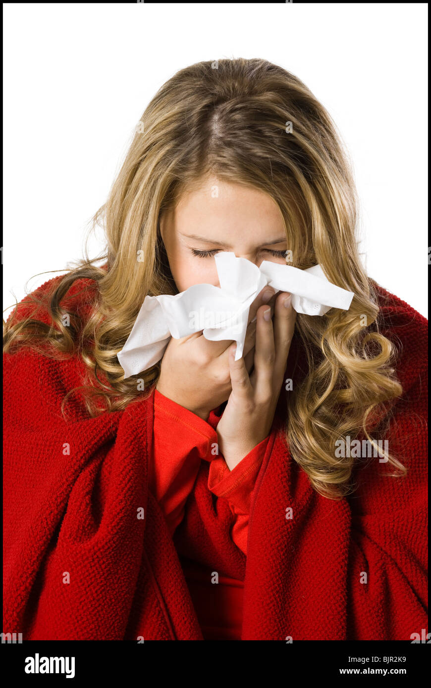 Woman And Sneezing High Resolution Stock Photography and Images - Alamy
