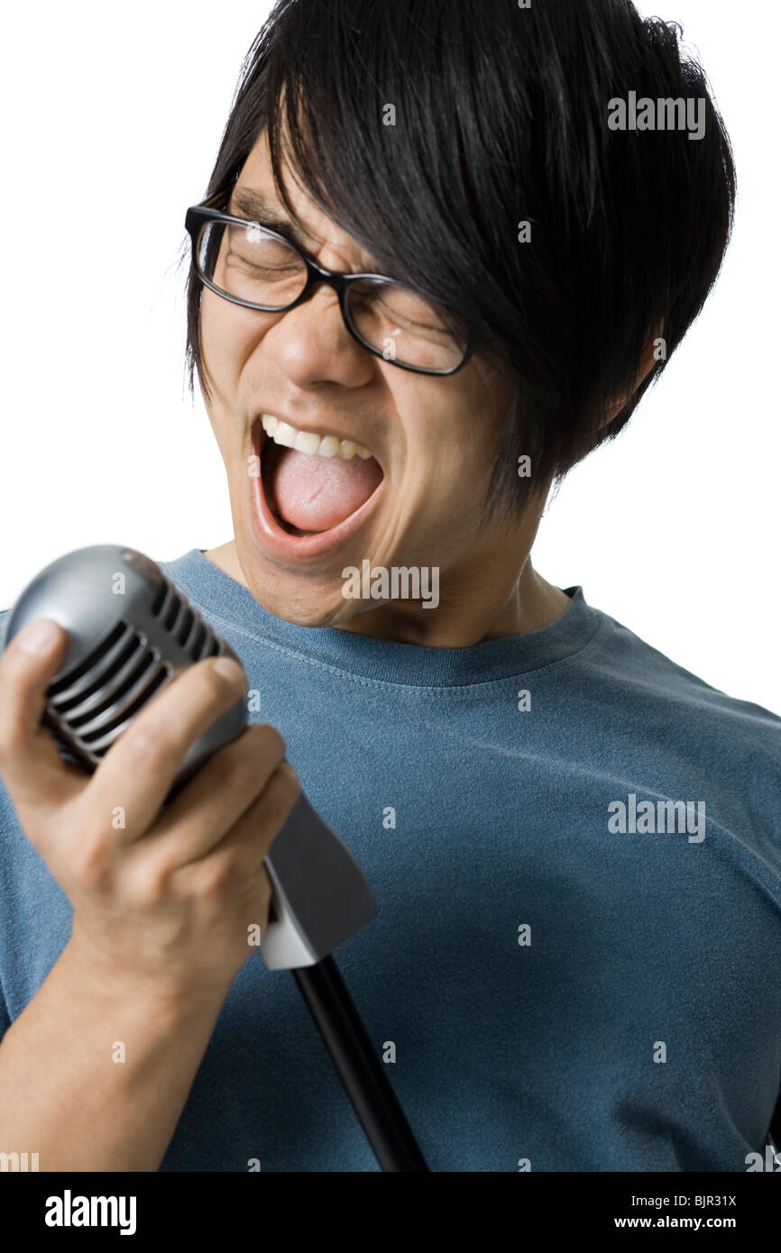 Mic stand hi-res stock photography and images - Alamy