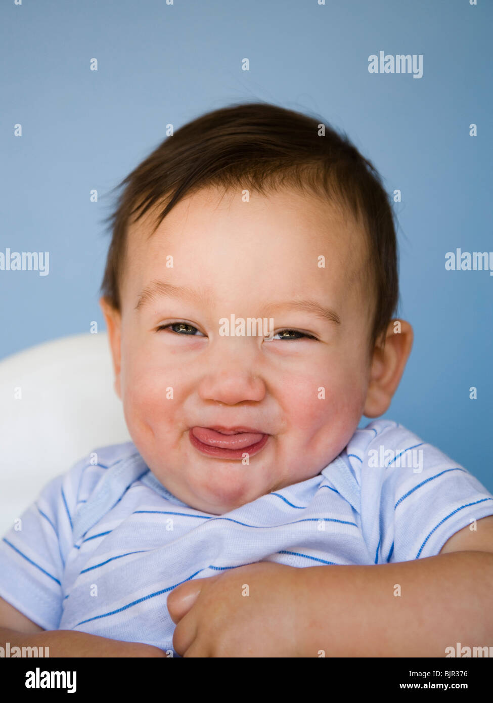 baby boy smiling Stock Photo - Alamy