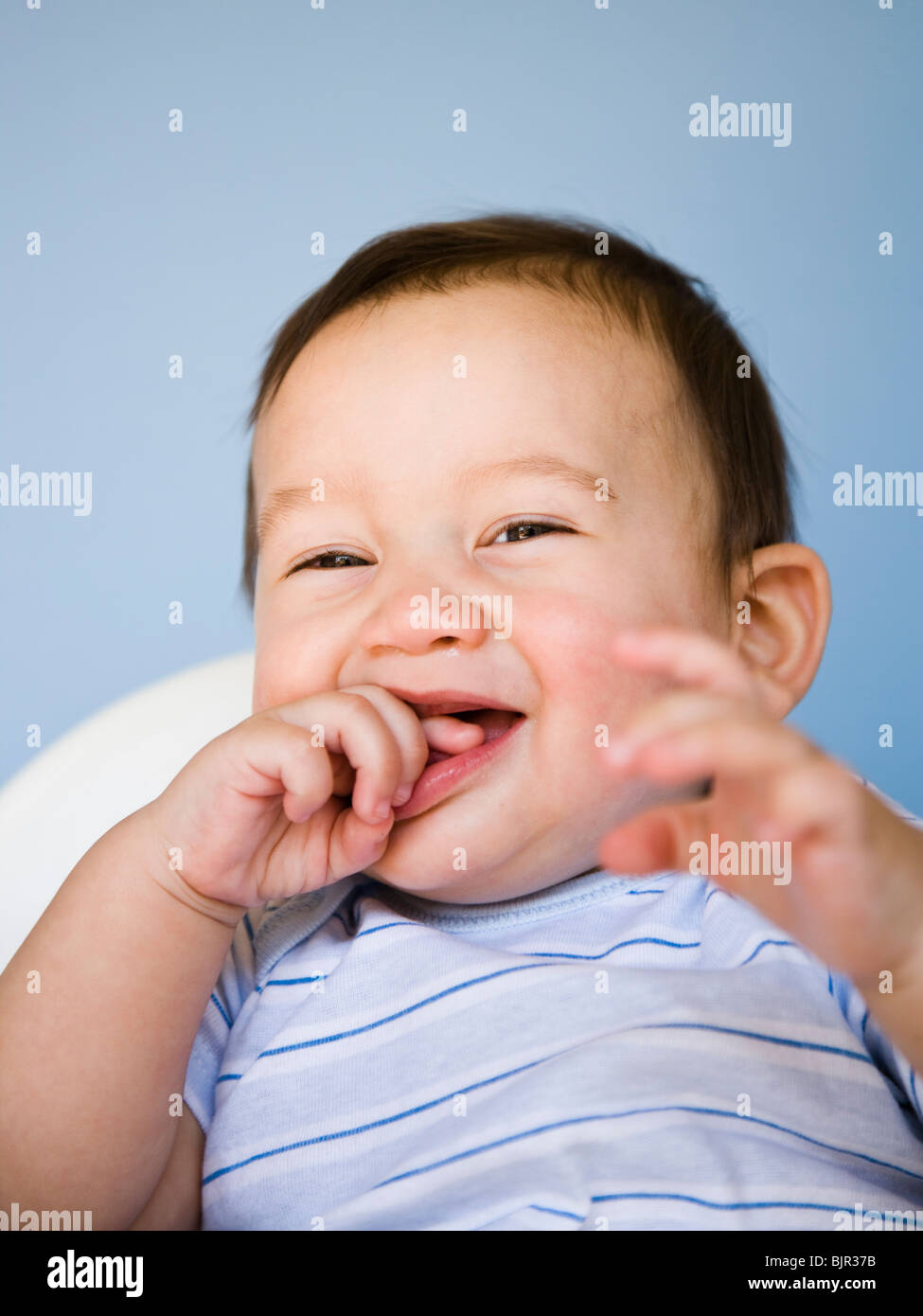 baby boy smiling Stock Photo - Alamy