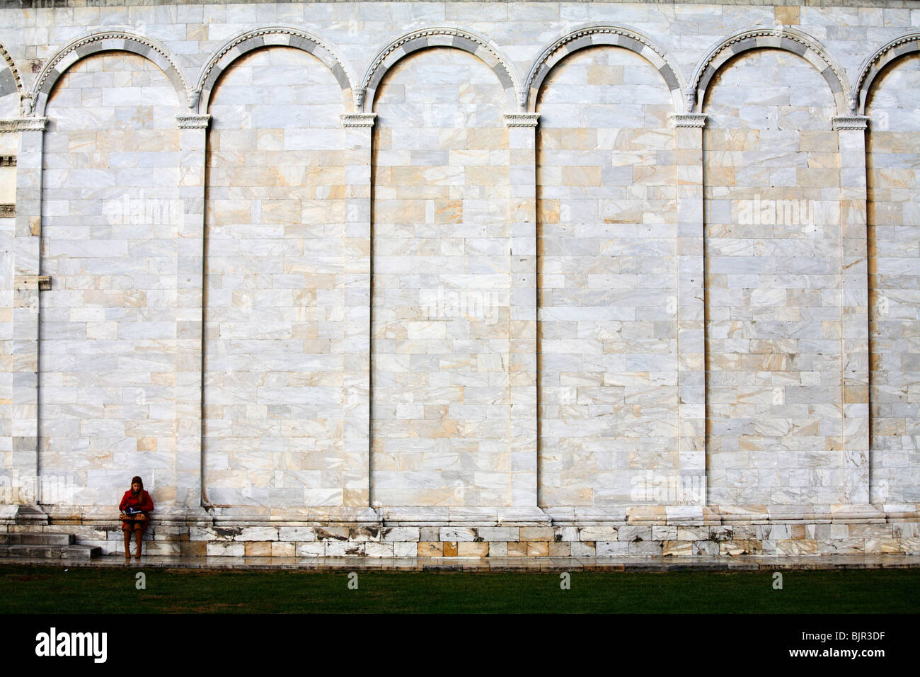 External walls of monumental cemetery, Pisa, Italy Stock Photo - Alamy