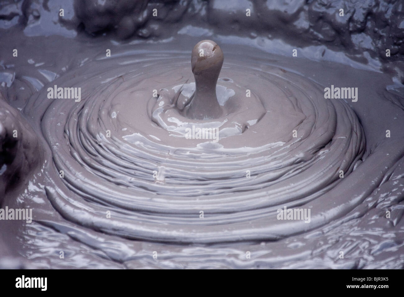 Mud pot in Rotorua, New Zealand Stock Photo - Alamy