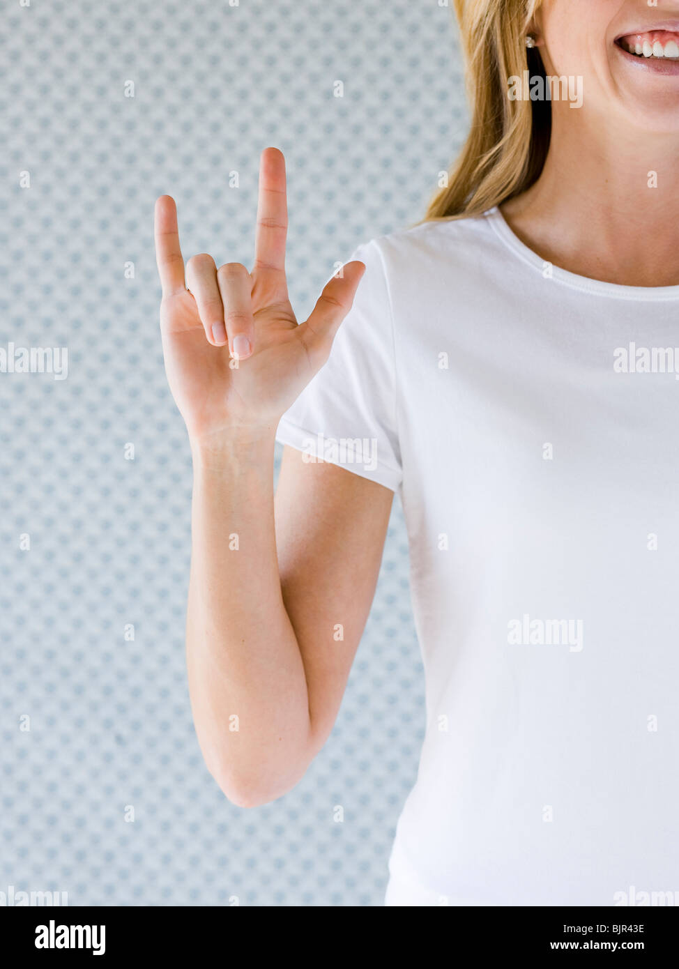 Sign language love hi-res stock photography and images - Alamy