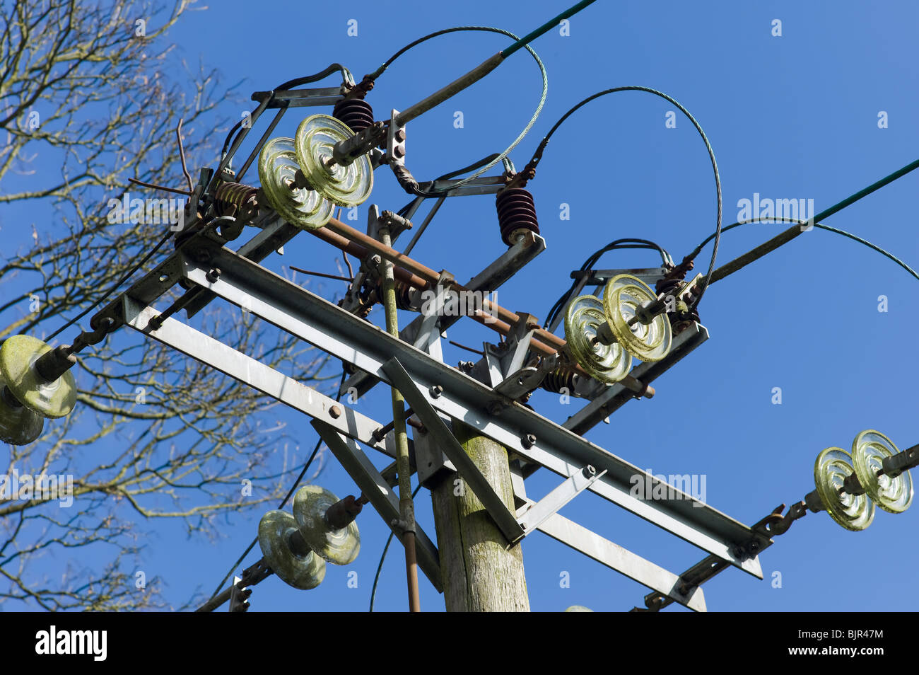 telephone cables and wires Stock Photo - Alamy