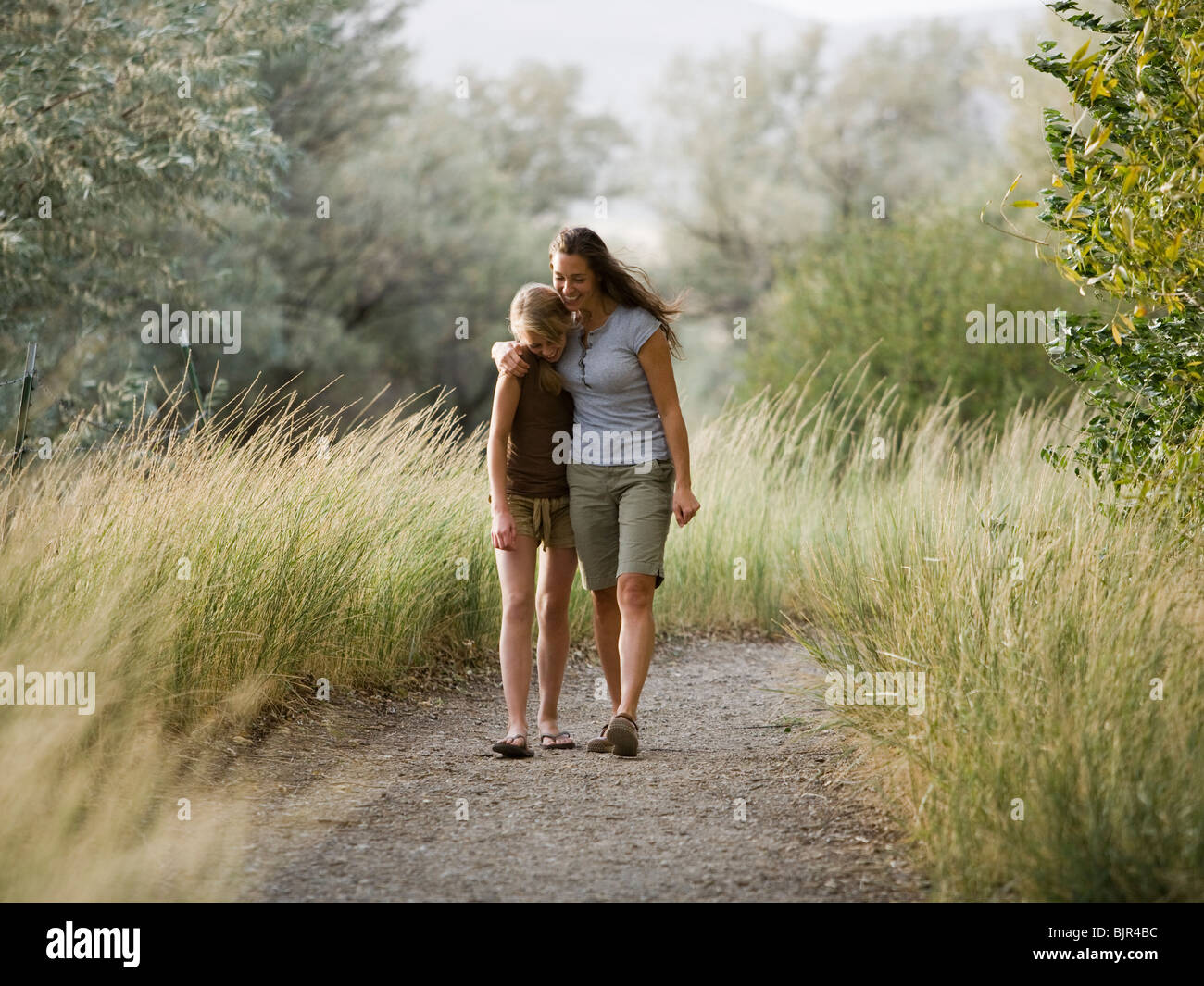 Teenage girls arm around other hi-res stock photography and images - Alamy