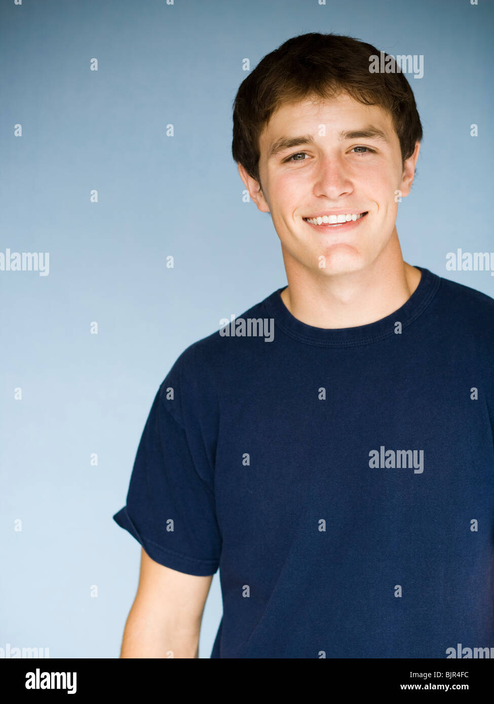 young man smiling Stock Photo - Alamy