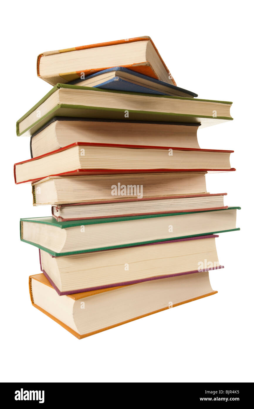 Stack of books Stock Photo - Alamy
