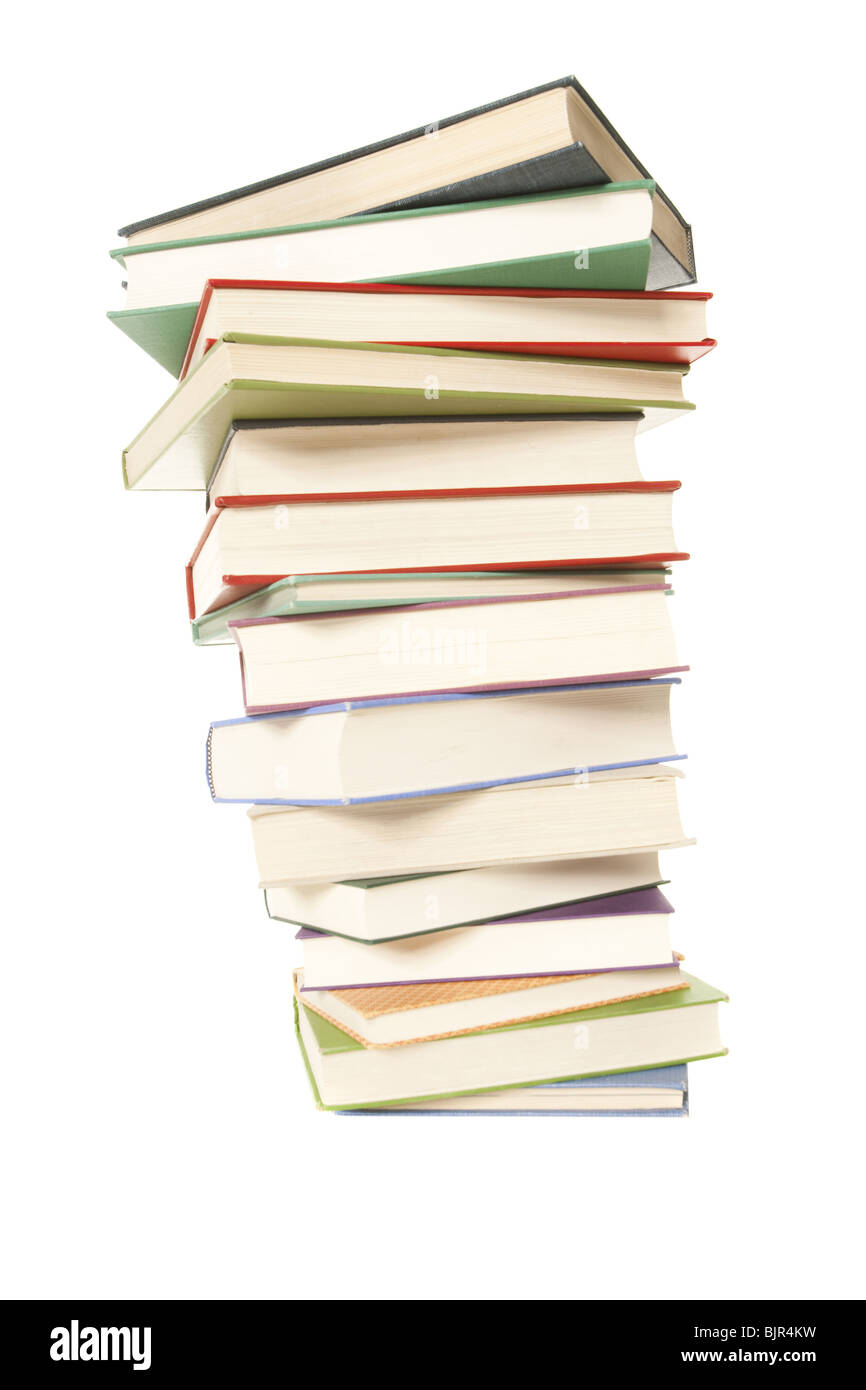 Stack of books Stock Photo - Alamy