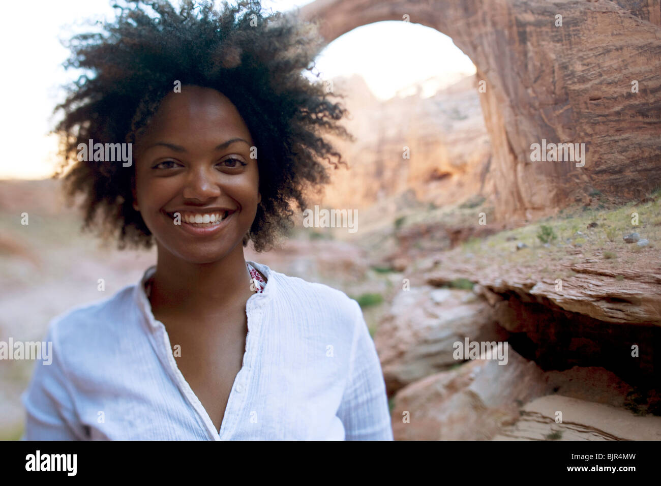 Woman large rock model hi-res stock photography and images - Alamy