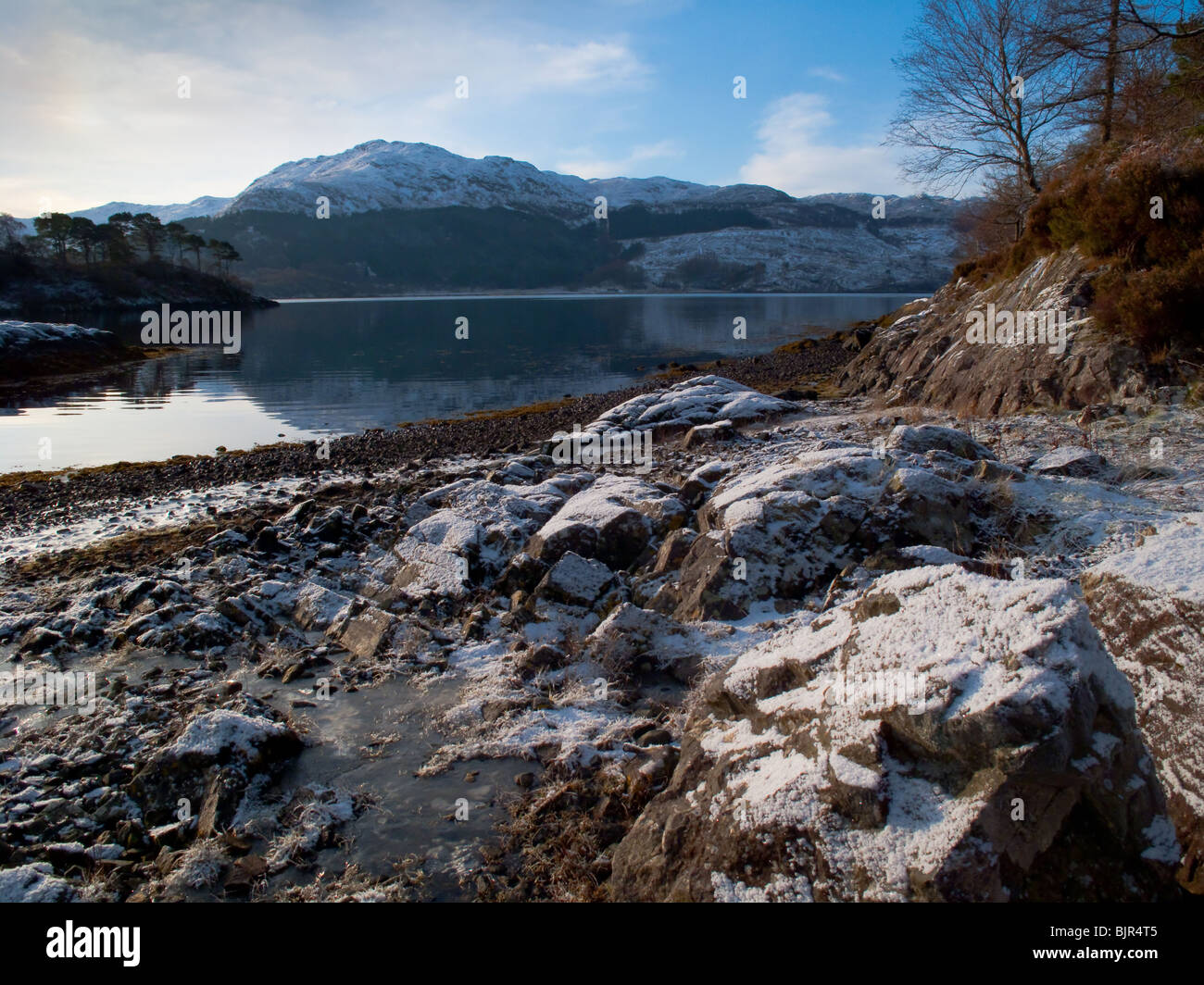 Loch sunart ardnamurchan scotland scottish uk highlands hi-res stock ...