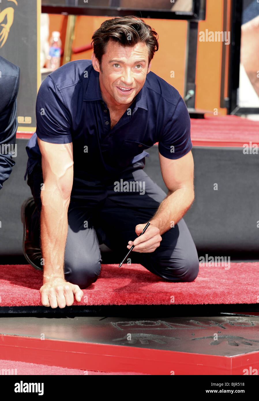 HUGH JACKMAN HUGH JACKMAN HAND AND FOOTPRINTS CEREMONY HOLLYWOOD LOS ...