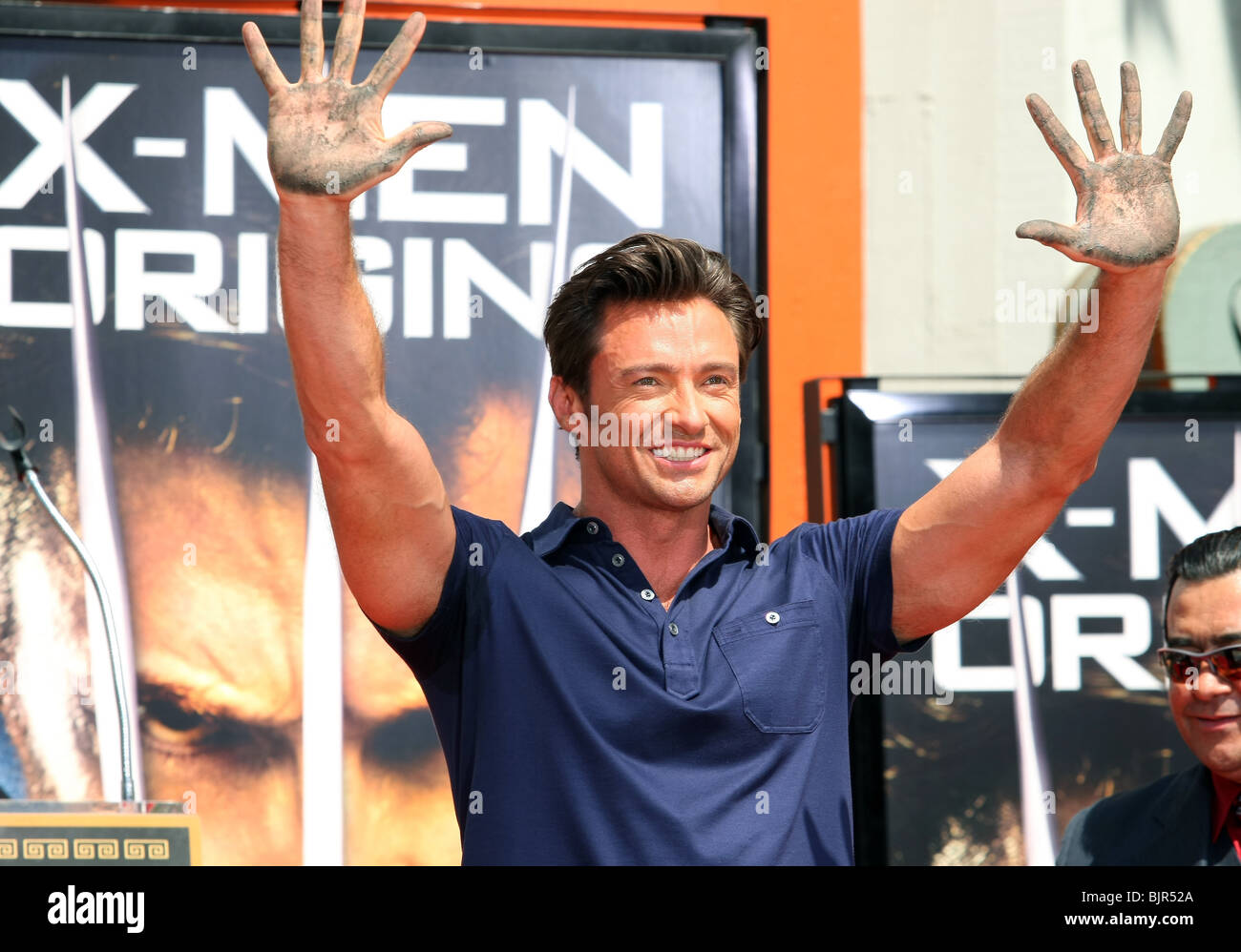 Hugh jackman hand hi-res stock photography and images - Alamy