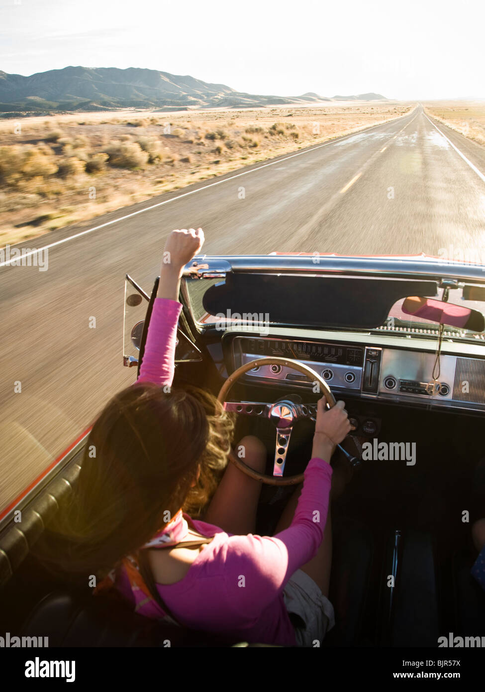 Red convertible hi-res stock photography and images - Alamy
