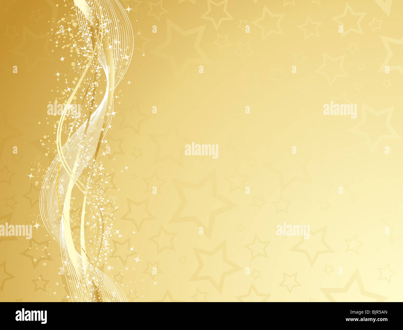 Decorative gold Christmas background Stock Photo - Alamy