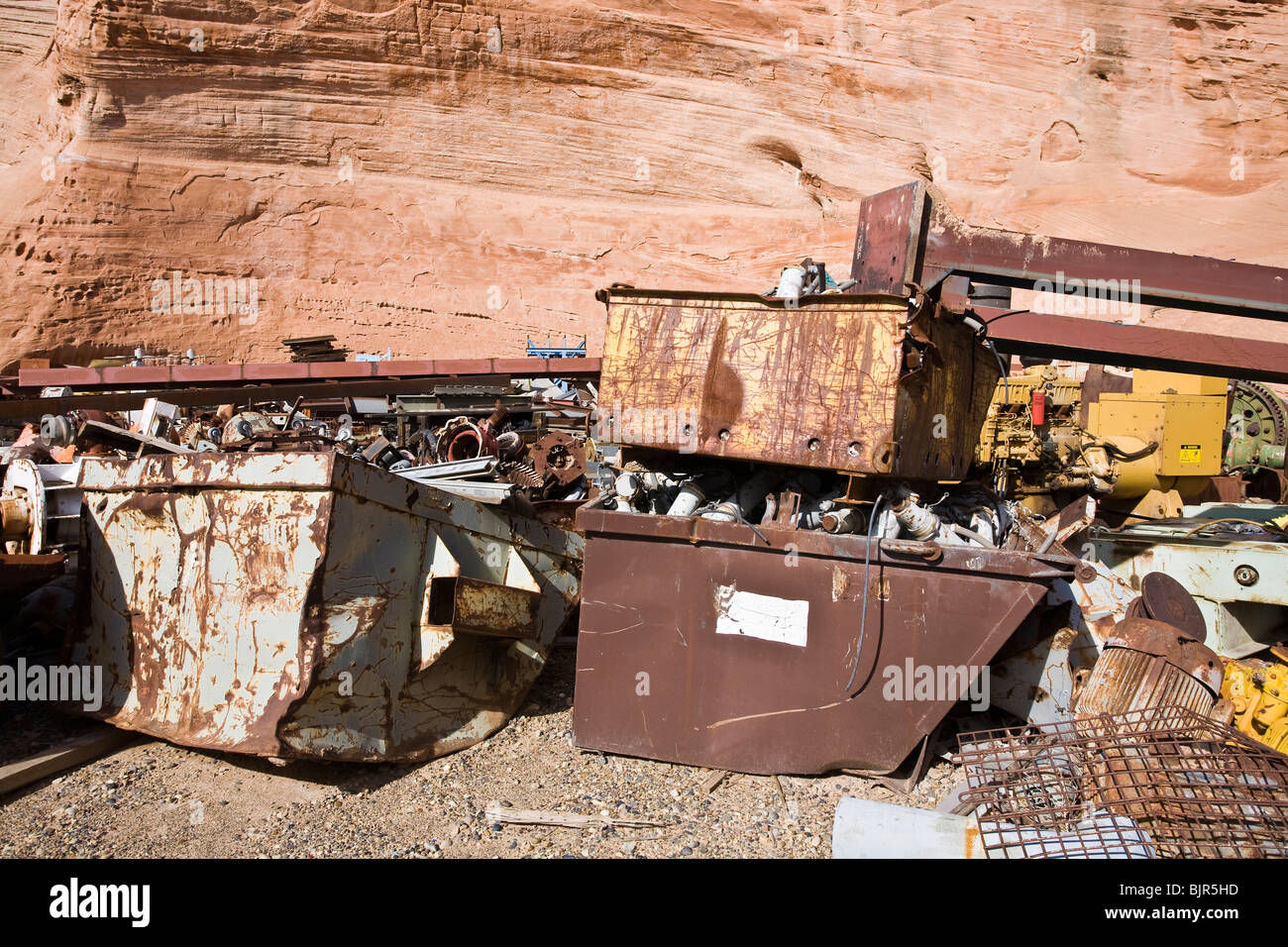 Scrap metal dumpster hi-res stock photography and images - Alamy