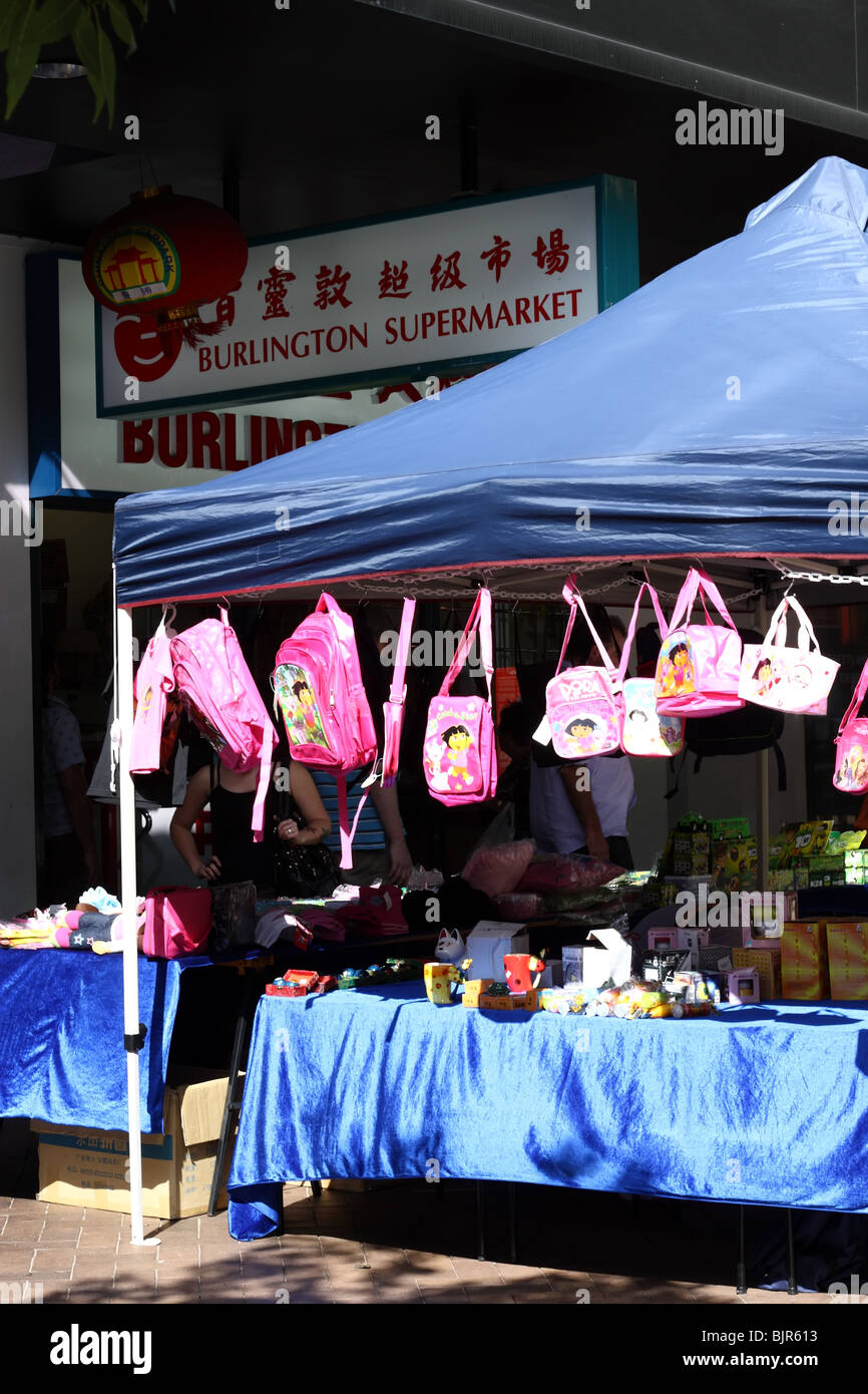 Chinese Stalls in the Market Stock Photo - Alamy