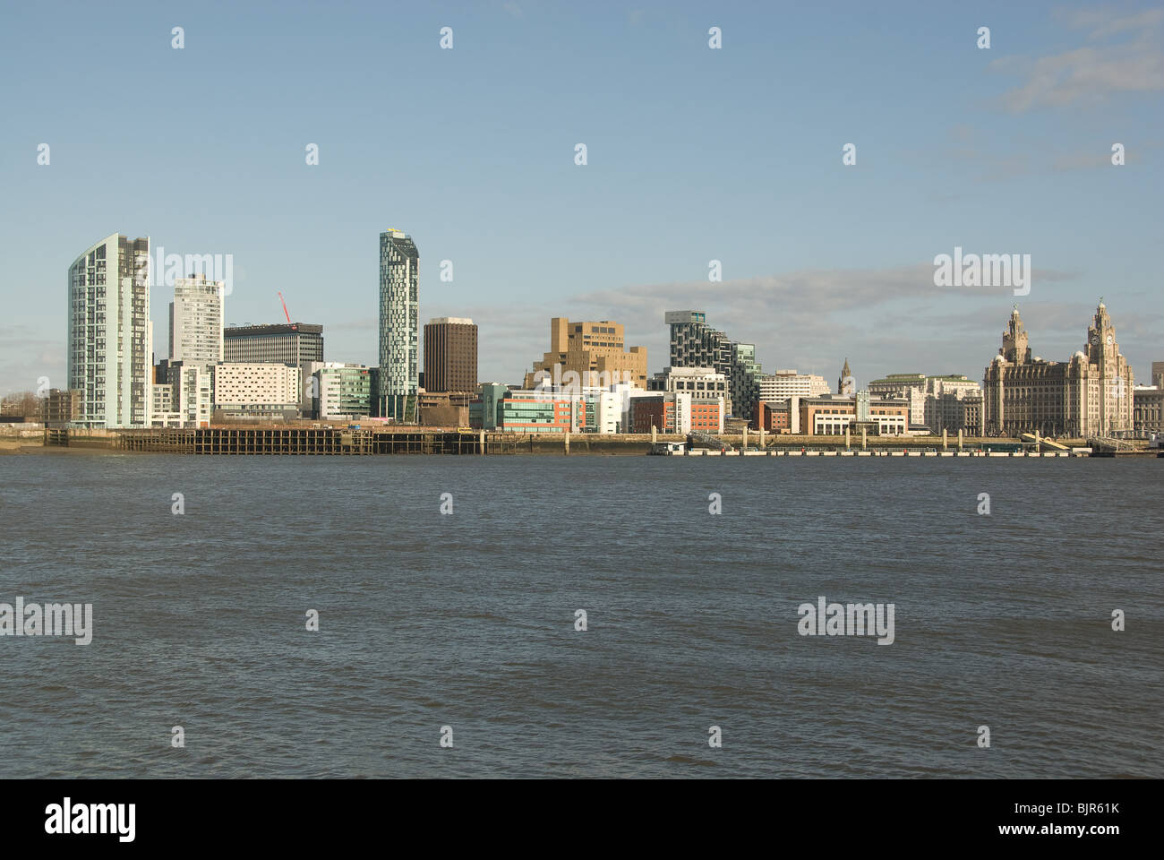 View of Liverpool Waterfront Stock Photo - Alamy