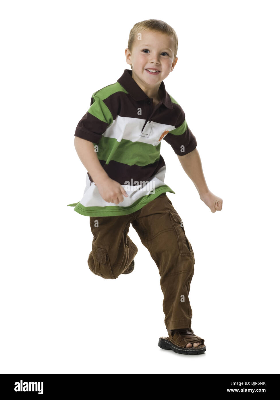 Running looking camera Cut Out Stock Images & Pictures - Alamy