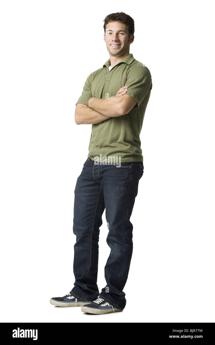 Young man arms folded side Cut Out Stock Images & Pictures - Alamy Young man arms folded side Cut Out Stock Images & Pictures - Alamy