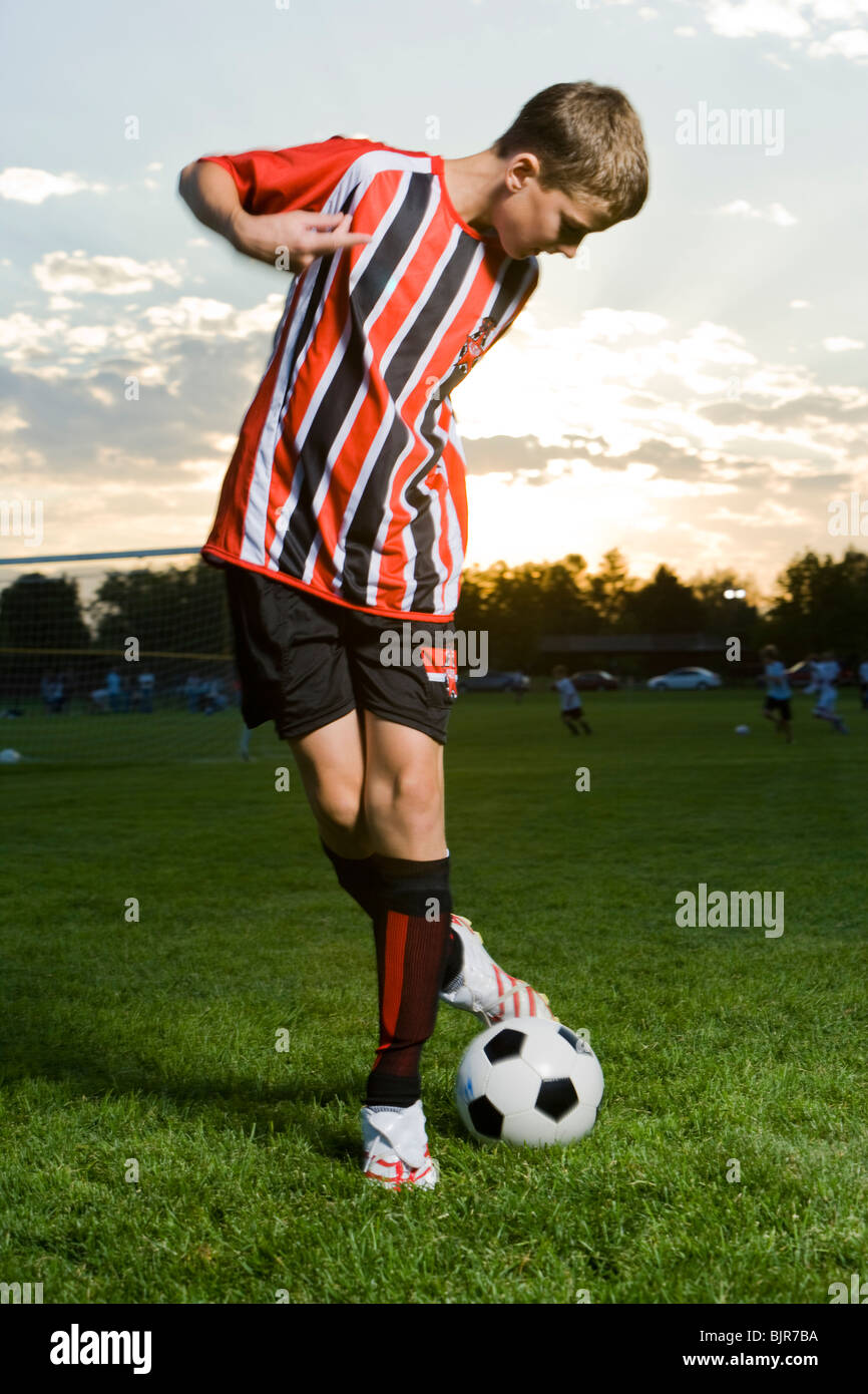 youth soccer player Stock Photo - Alamy