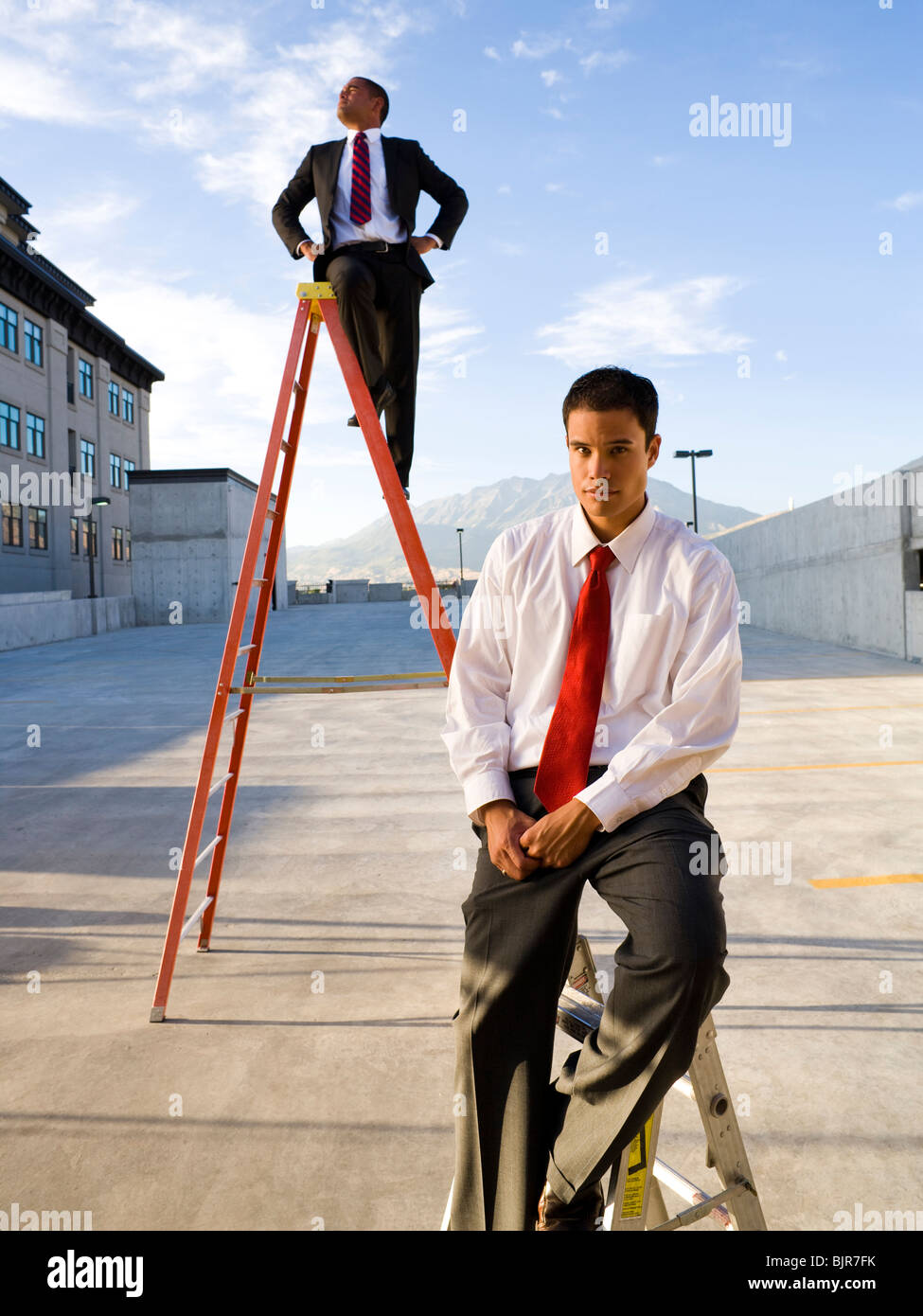 climbing the corporate ladder Stock Photo - Alamy