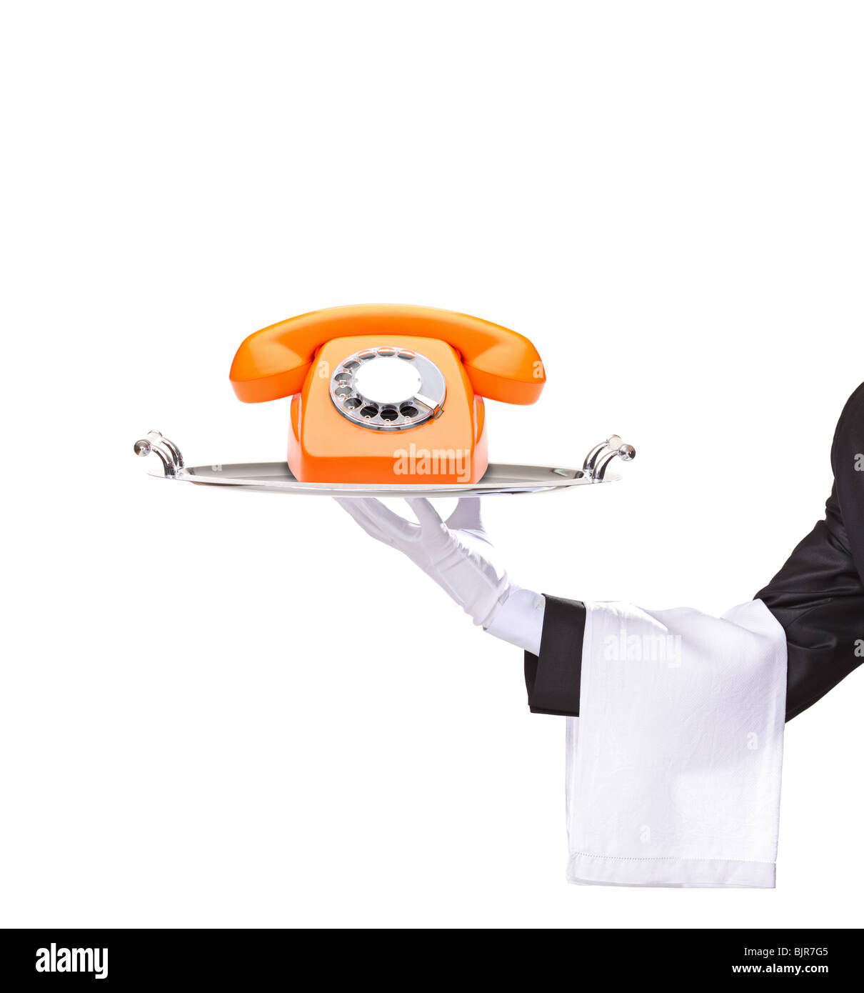 Orange Telephone High Resolution Stock Photography and Images - Alamy