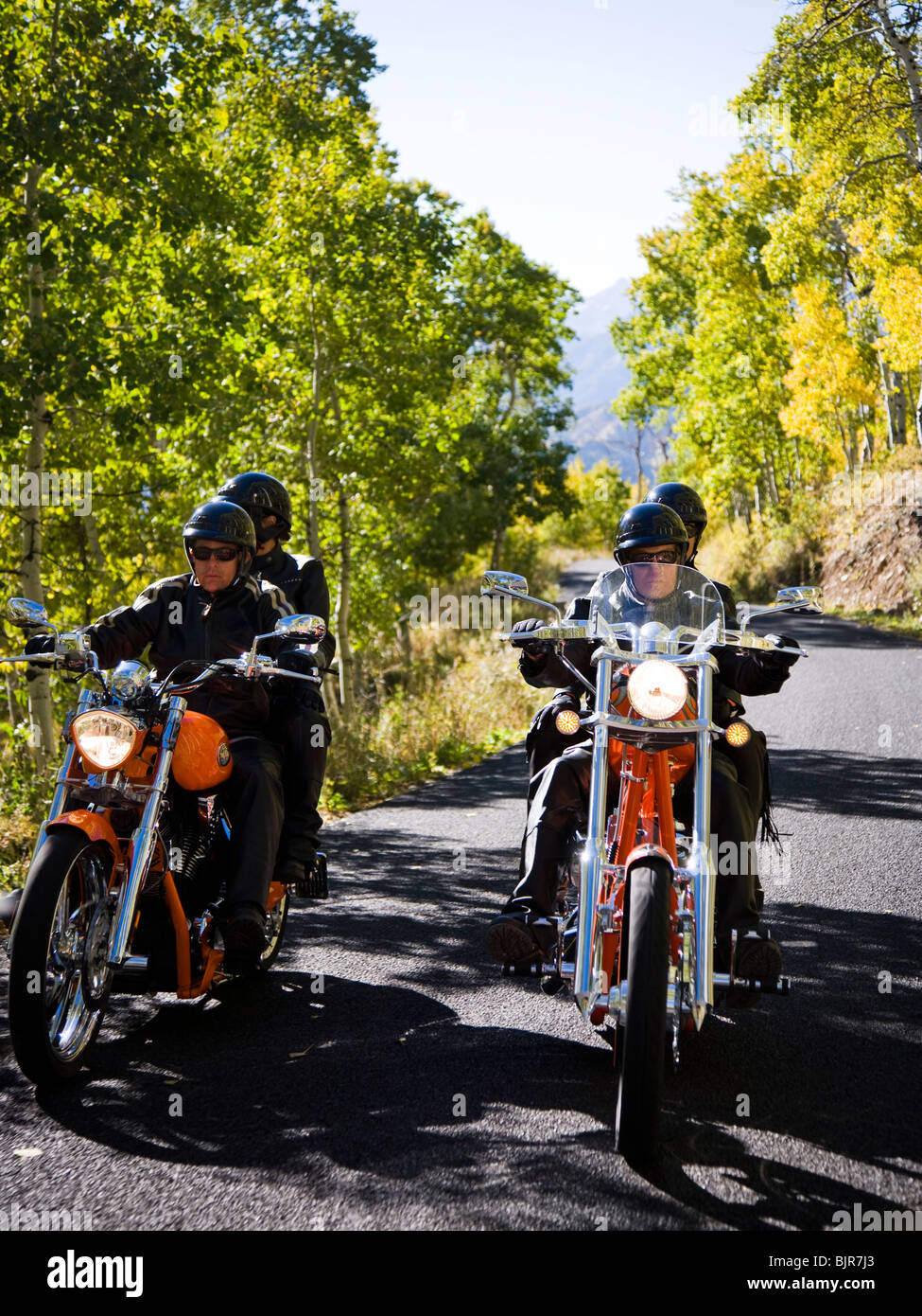 Couples on motorcycles hi-res stock photography and images - Alamy