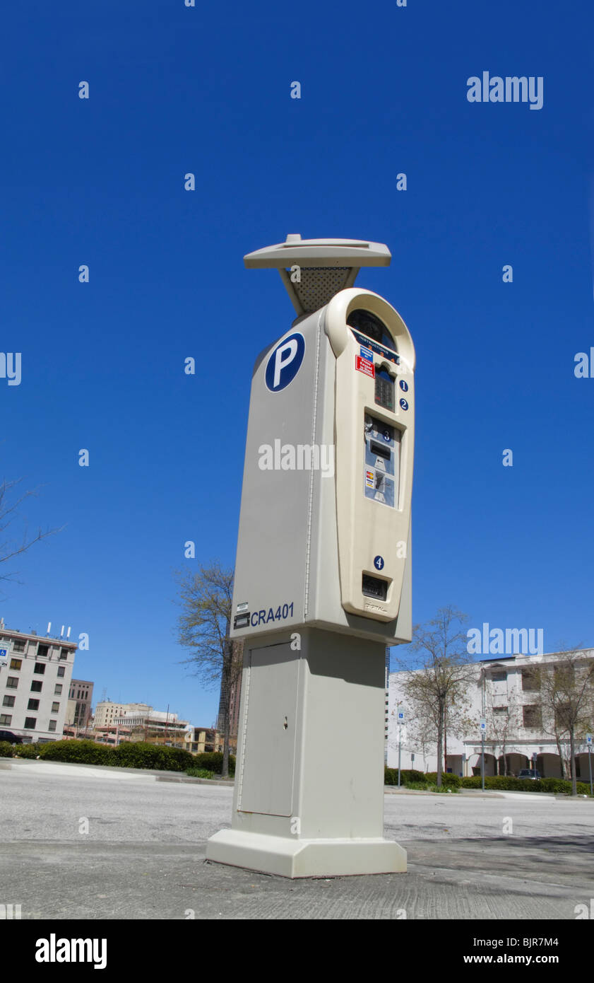 Solar powered Parking Meter Stock Photo - Alamy